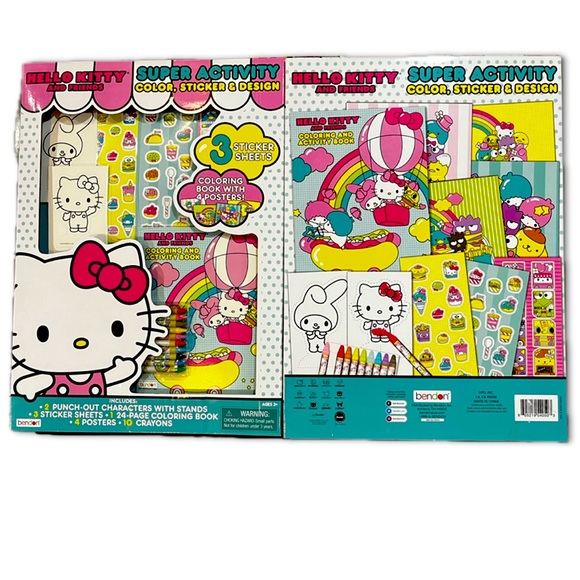 Sanrio | Other | Nib Hello Kitty Activity Set Bundle | Poshmark